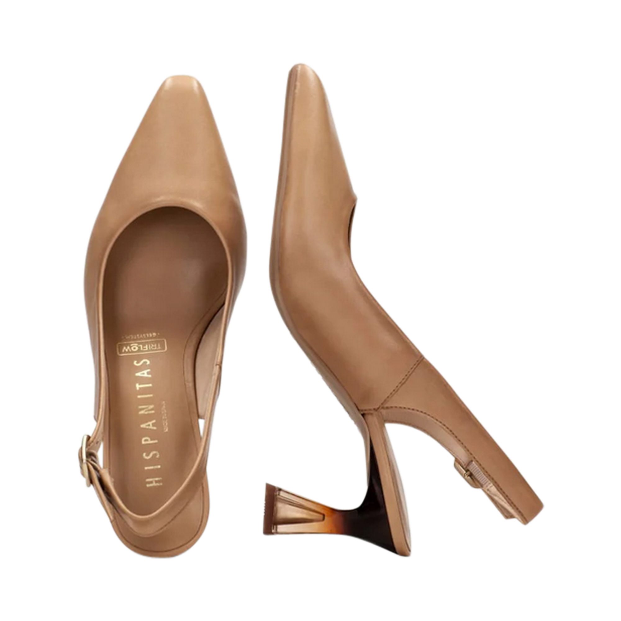 Hispanitas femme soulier chic tan - Chaussures Pierre Roy Saint-Jean